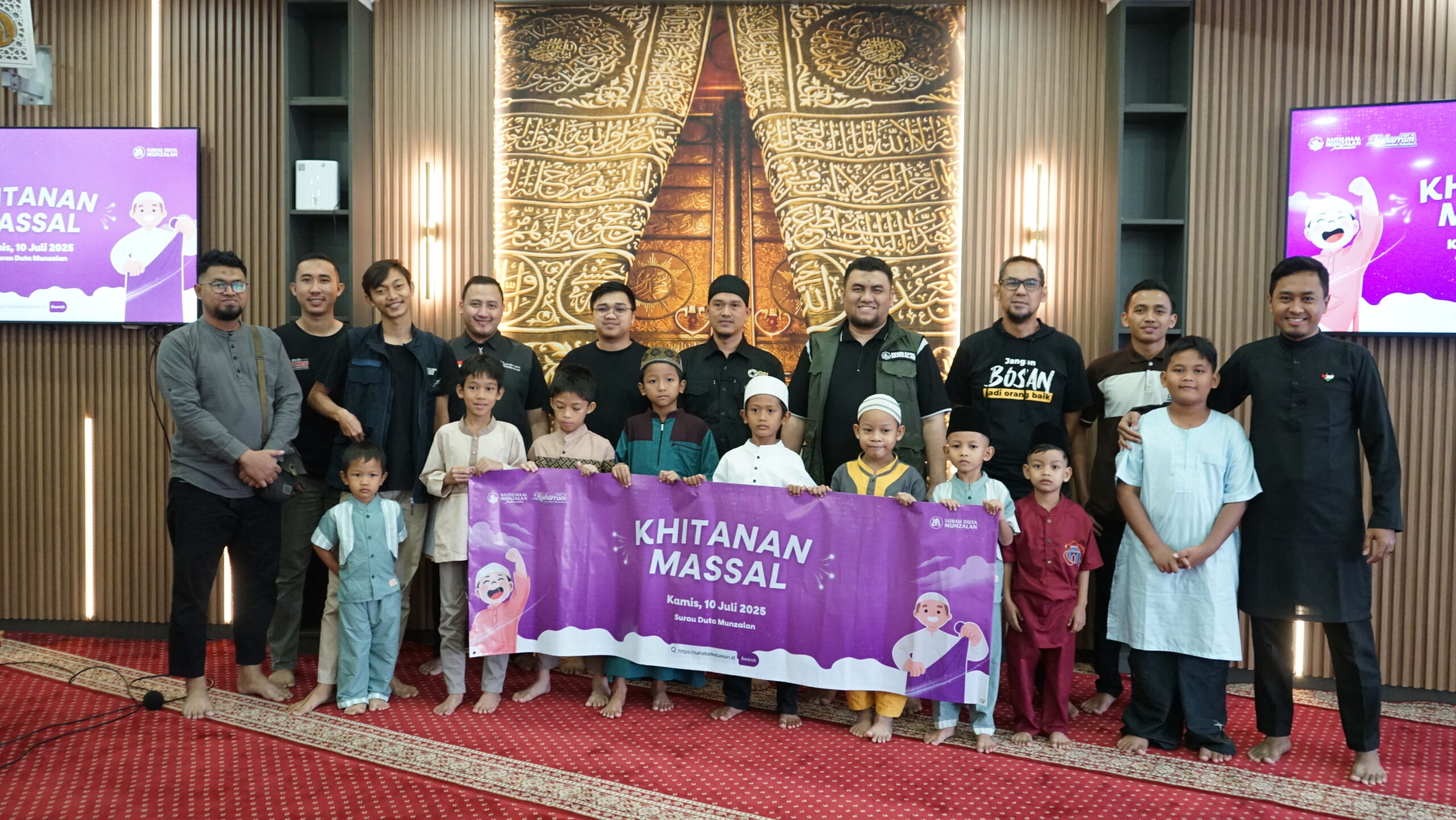 Aksi Muharram Sehat LAZNAS BMI di Momen Lebaran Yatim